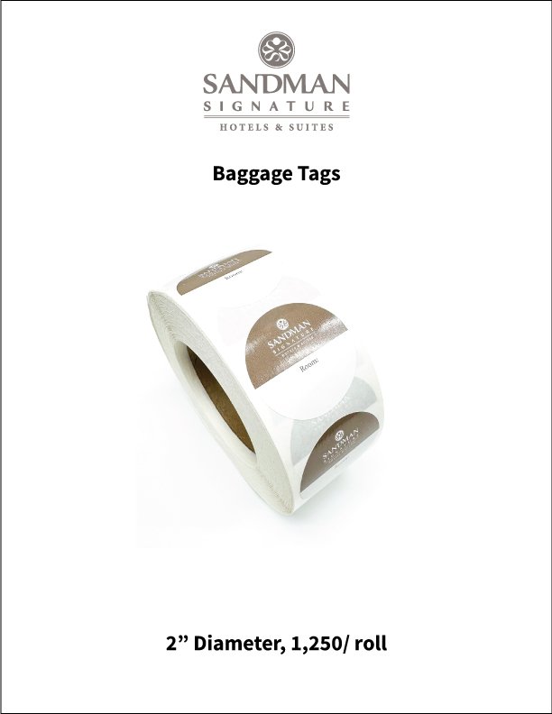 Signature Baggage Labels – Metro Printers